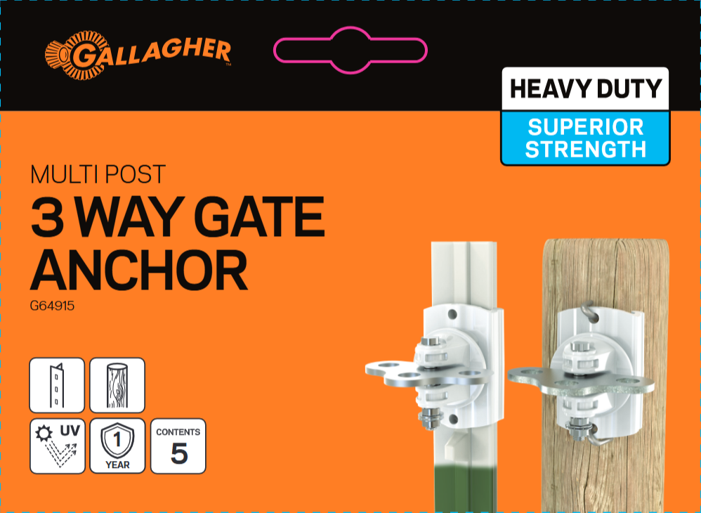 Multi Post 3-Way Gate Anchor – Redstone Supply