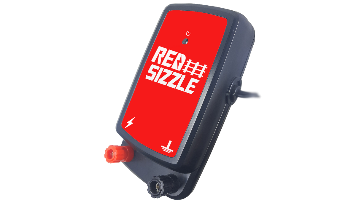 Red Sizzle 6 Mile, Small Plug In Fence Energizer, Fast Shipping ...